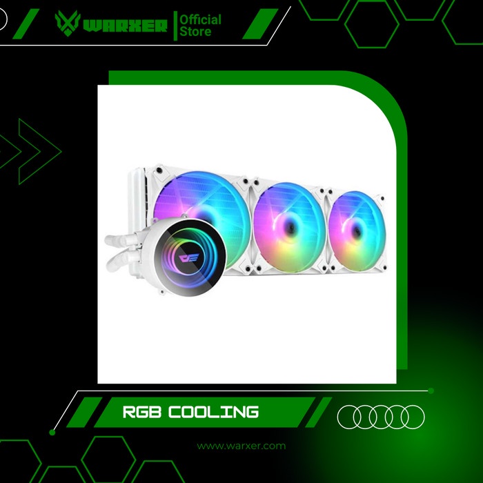 Jual aigo darkFlash TWISTER DX-360 WHITE ARGB LED 360mm AIO Liquid Cooler | Shopee Indonesia