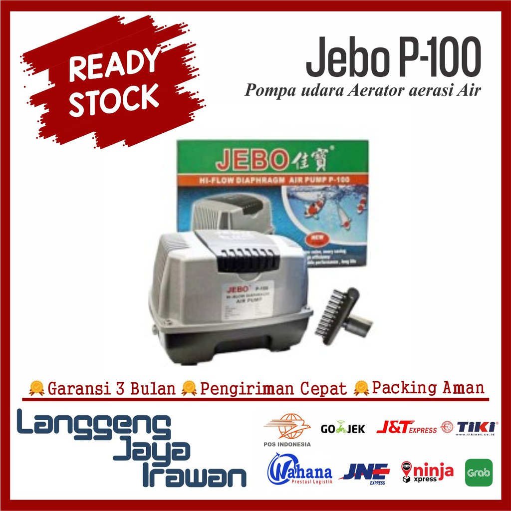 Jual Jebo P100 P 100 Pompa udara Aerator aerasi Air Pump kolam Aquarium ...