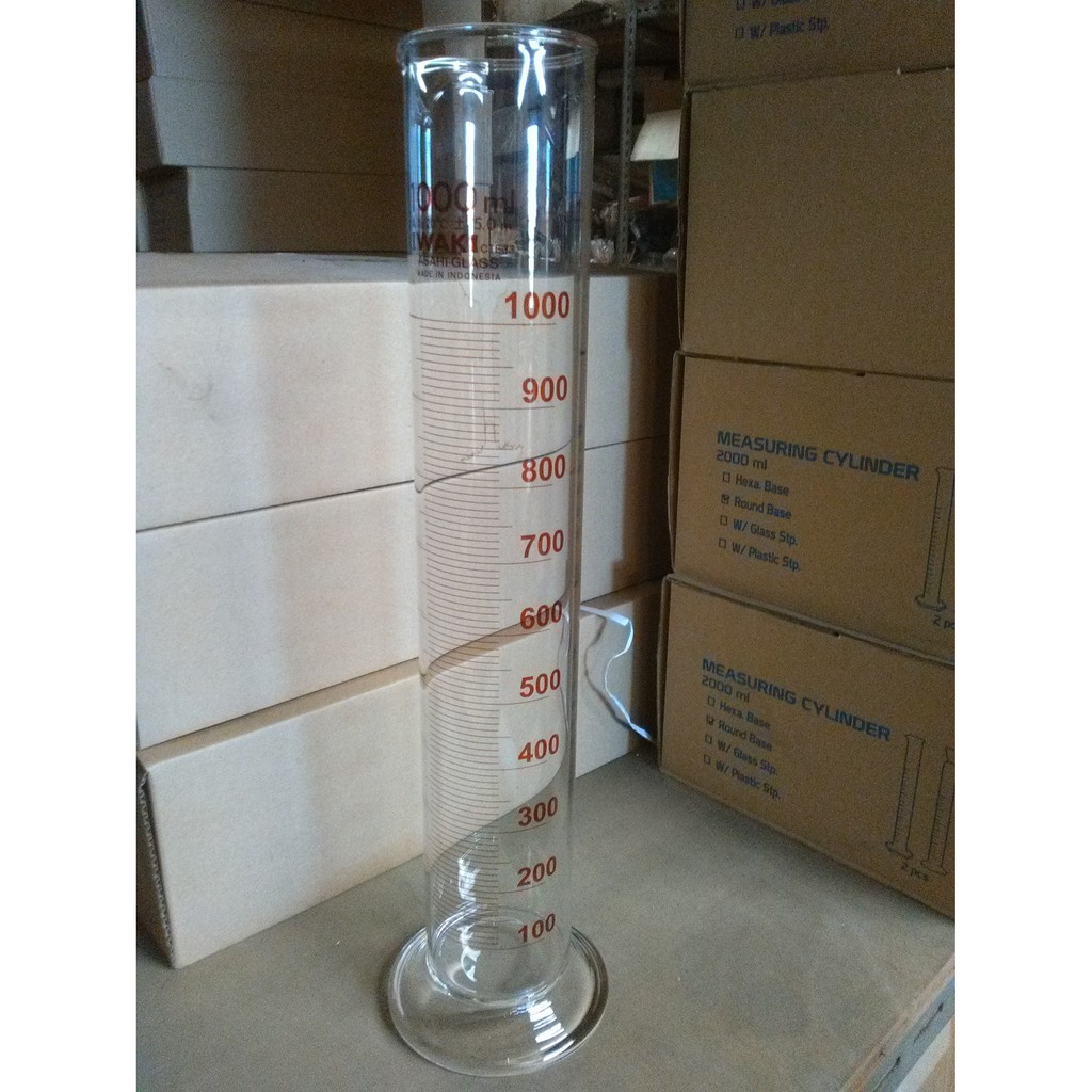 Jual IWAKI Measuring Cylinder 1000ml | Gelas Ukur IWAKI | Shopee Indonesia