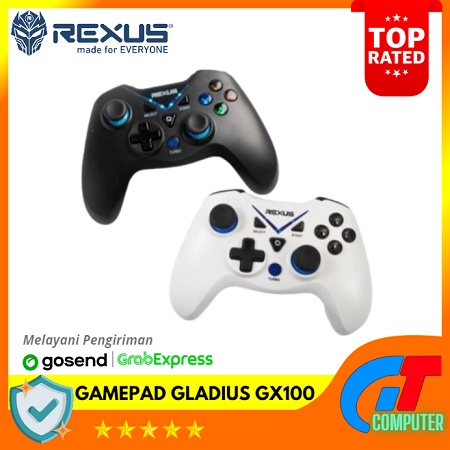 Jual Rexus Gladius GX100 Wireless Gamepad Rexus GX100 GX 100 - Hitam ...