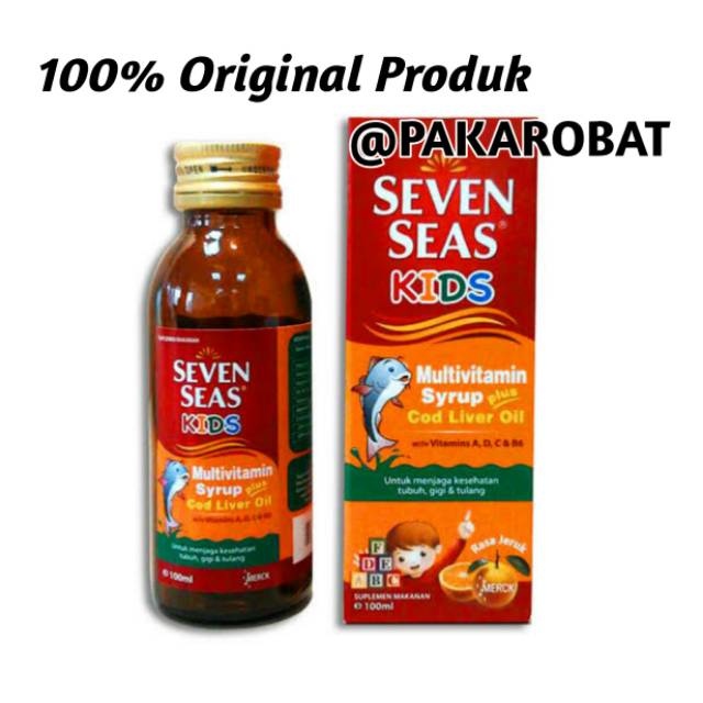 Jual Seven Seas Kids 100ml - Minyak Ikan Syrup | Shopee Indonesia