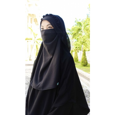 Jual Dasmont Fashion Niqab Veil Kriwil Cadar Rampel Yaman Sifon ...