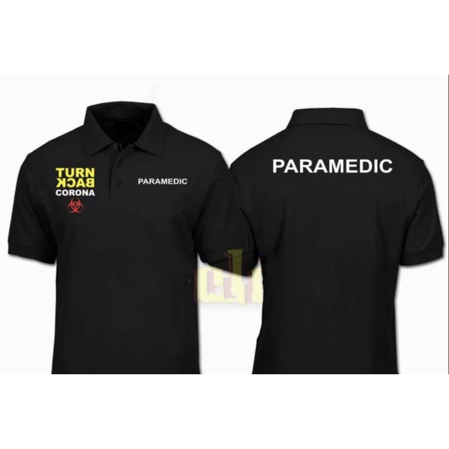 Jual KAOS POLO SHIRT PARAMEDIS #COVID 19 BAJU TSHIRT PARAMEDIC PERAWAT ...
