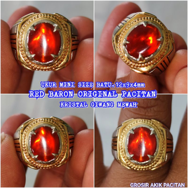 Jual MINIMALIS RED BARON ORIGINAL PACITAN KRISTAL ENCER | Shopee Indonesia