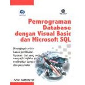 Jual Buku Pemrograman Database Dengan Visual Basic Dan Microsoft SQL - Andi Sunyoto | Shopee ...