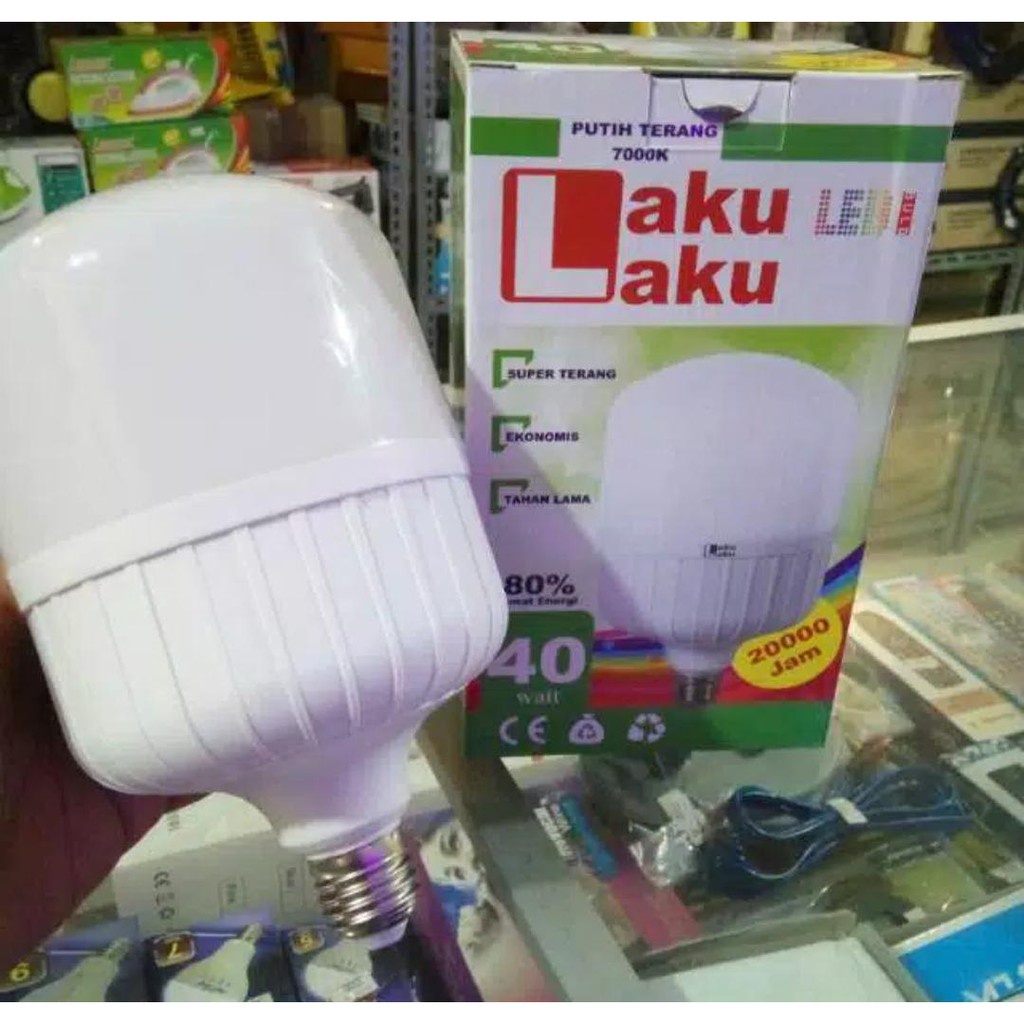 Jual Lampu Bohlam Led LAKU-LAKU TBulb LED 40W Lampu Tabung Led SNI | Shopee Indonesia