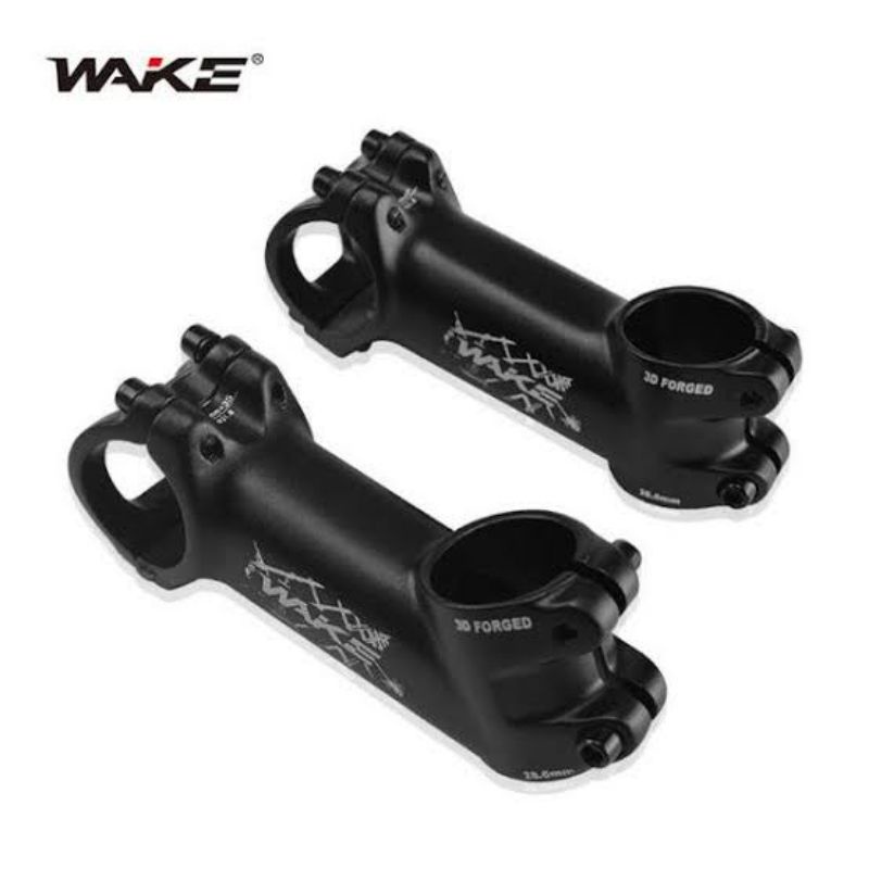 Jual Stem Sepeda WAKE 60 70 80 90 100 mm 25 Derajat DEGREE 6 7 8 9 10CM ...