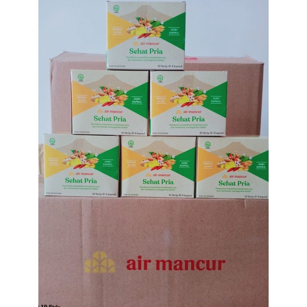 Jual Air Mancur Jamu Sehat Pria Isi 10 Strip Kapsul | Shopee Indonesia