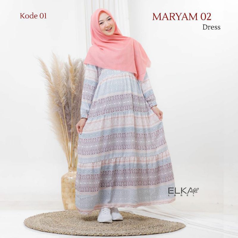 Jual MARYAM DRESS ORIGINAL By ELKA LABEL | Shopee Indonesia