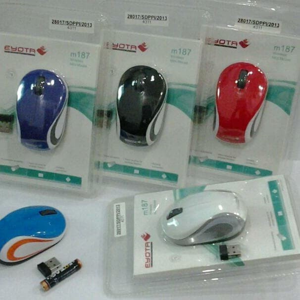 Jual Wow Mouse Wireless M187 Eyota Wireless Mouse Original Bergaransi ...