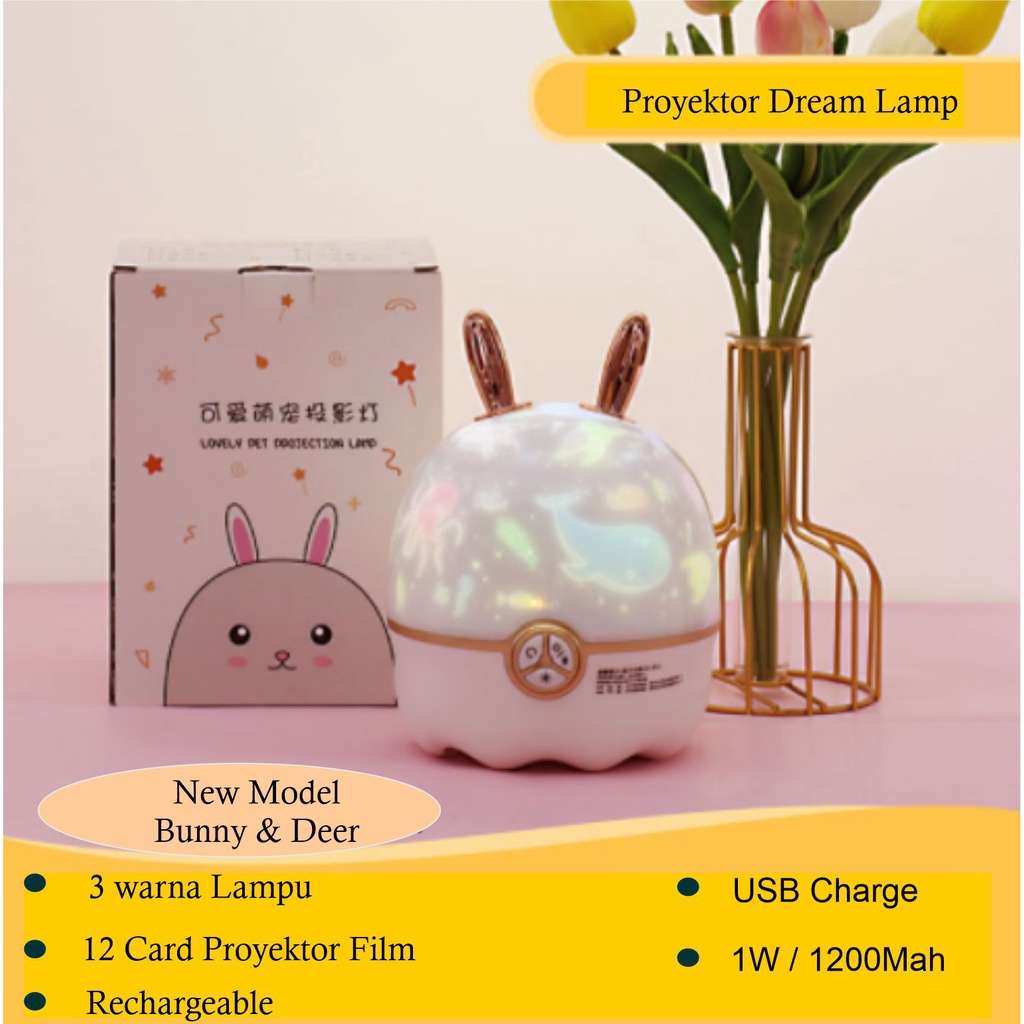 Jual Lampu Tidur Malam Hias Proyektor Dream Wish Box Lamp | Shopee ...