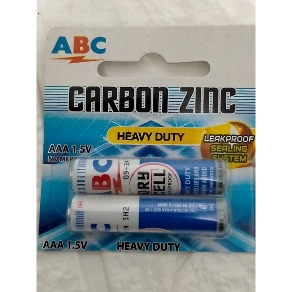 Jual ABC BIRU AAA (A3) BATERAI REMOTE AC ISI (2PCS) | Shopee Indonesia