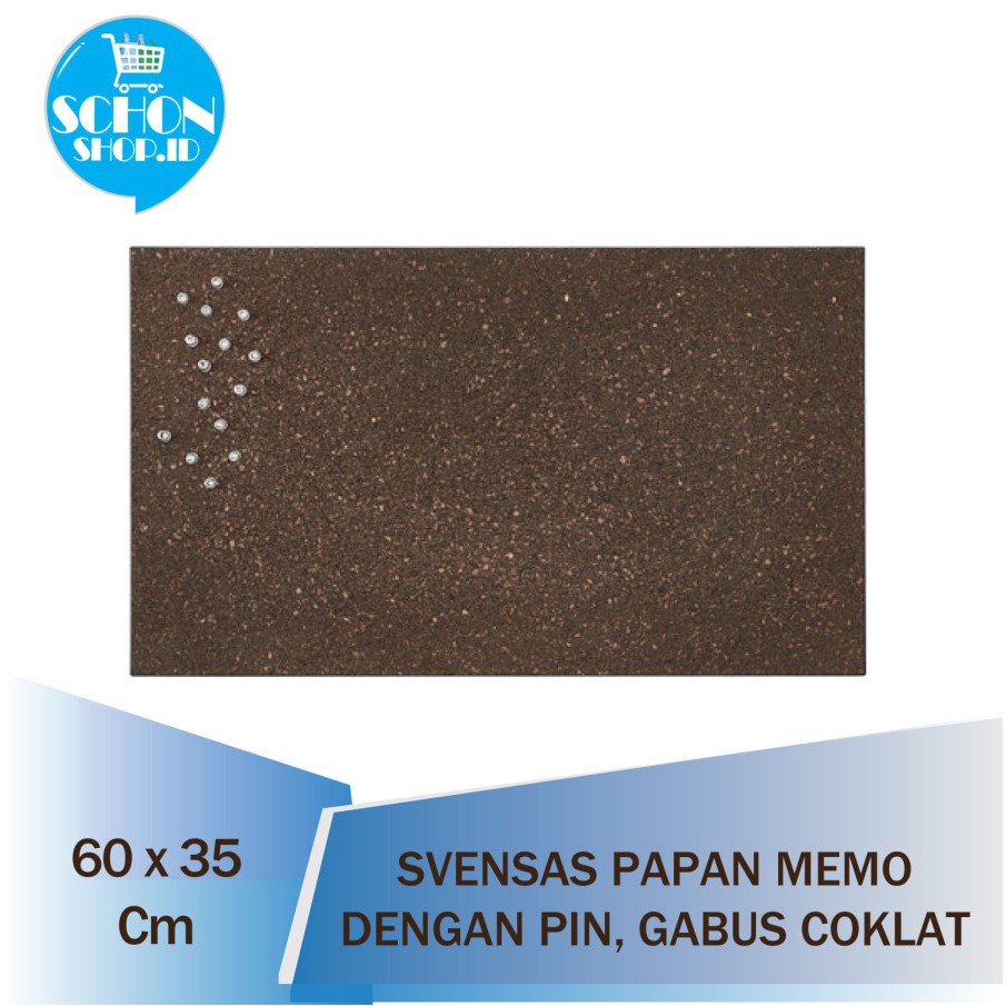 Jual Papan Memo Gabus Dengan Pin Tempel Memo Board Cork Board SVENSA ...