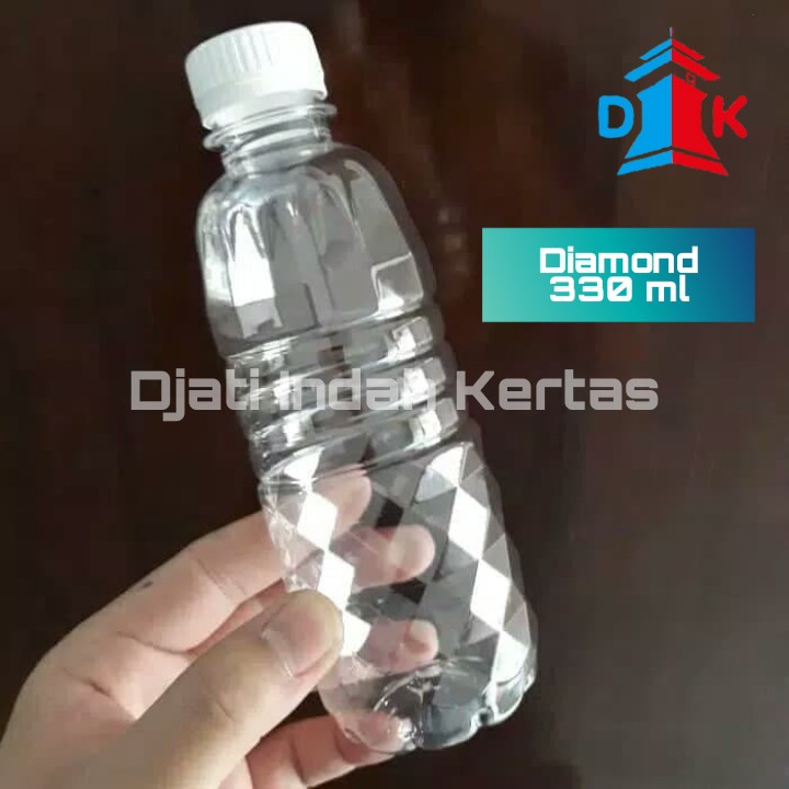 Jual ISTIMEWA!!! Botol Minum Bening ( Diamond ) Sekali Pakai Uk 330 ml ...