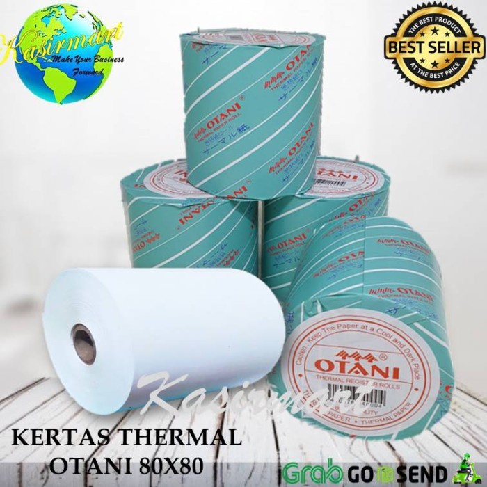 Jual Kertas Thermal Paperkertas Struk Otani 80x80 Mm Core 17 Terbatas Shopee Indonesia
