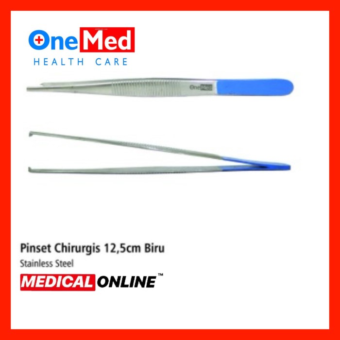 Jual emergency-sakit-rumah-peralatan- pinset anatomi anatomis 12.5cm ...