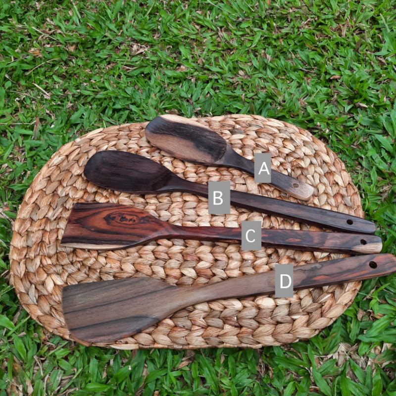 Jual Sutil Kayu / Centong Kayu / Sodet Kayu / Spatula Mahoni Sonokeling ...