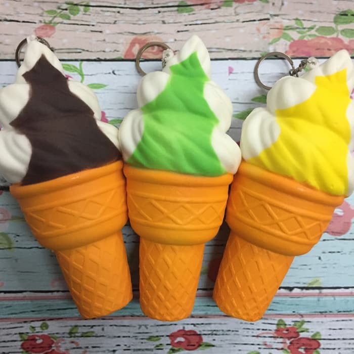 Jual Squishy Murah Jumbo Ice Cream Cone | Shopee Indonesia