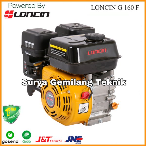 Jual MESIN PENGGERAK SERBAGUNA ENGINE BENSIN LONCIN G160F 5.5HP ...