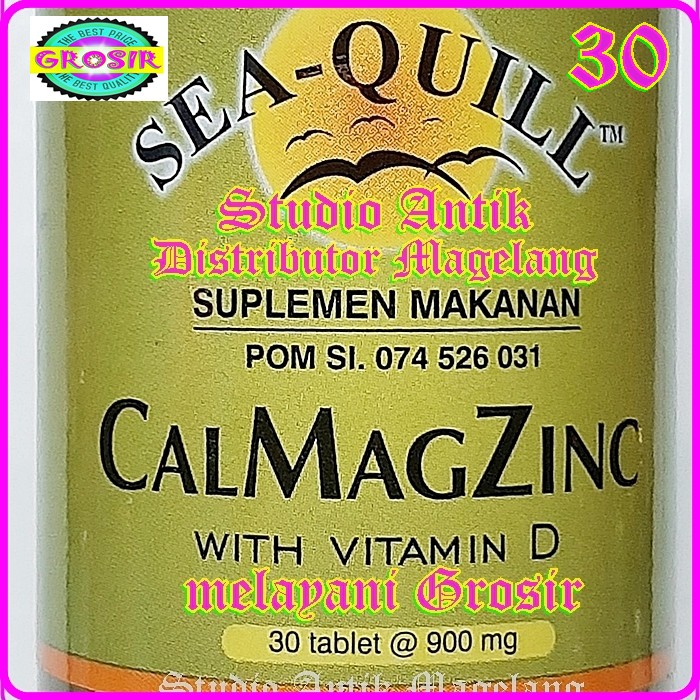 Jual SEA QUILL CALMAGZINC 30 - 27575 - VITAMIN D - GROSIR SEA QUILL ...