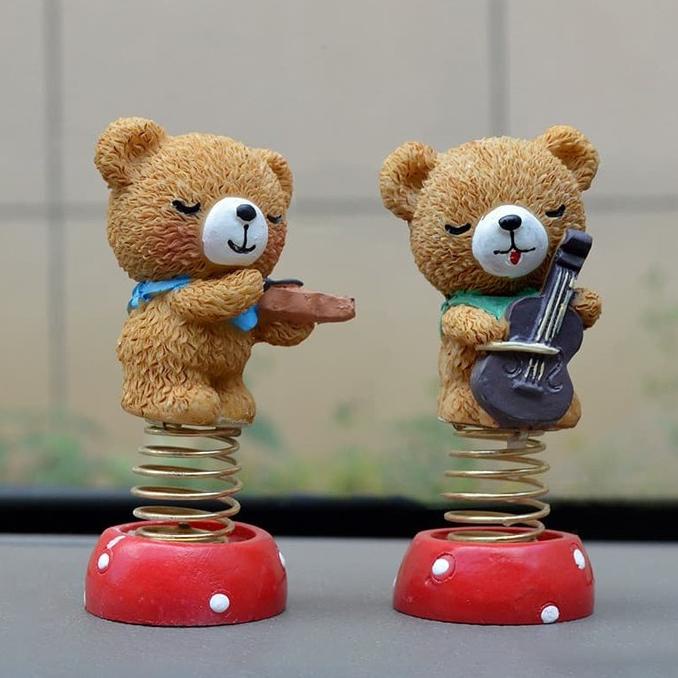 Jual [[BISA COD]] Pajangan Mobil Teddy Bear 4 in 1 Model Goyang ...