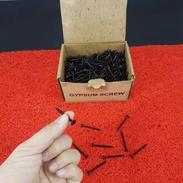 Jual gypsum screw 4cm 6x1.5 - skrup gipsum 4cm | Shopee Indonesia