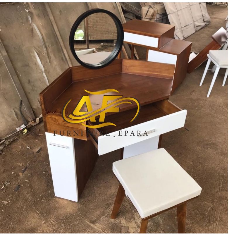 Jual meja rias minimalis modern,meja rias kayu jati,meja rias kekinian ...