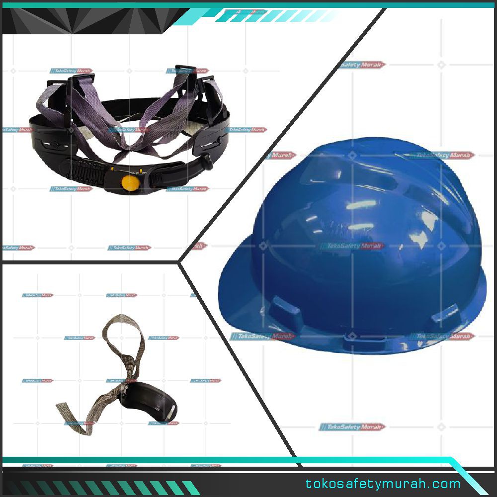 Jual Helm Safety / Helem Kerja Proyek Tukang Merk TS Inner Biasa Set ...