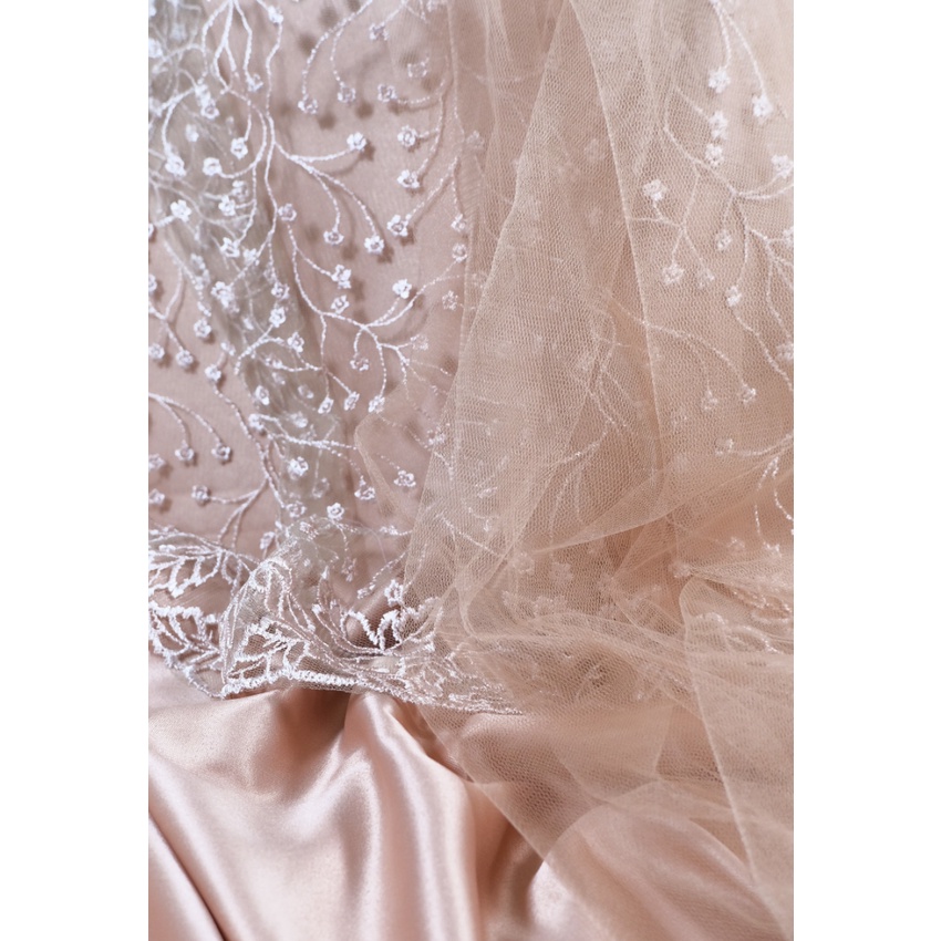 Jual 0,5 meter Kain Soft Tulle / Kain Tile Polos / Kain Tile meteran ...