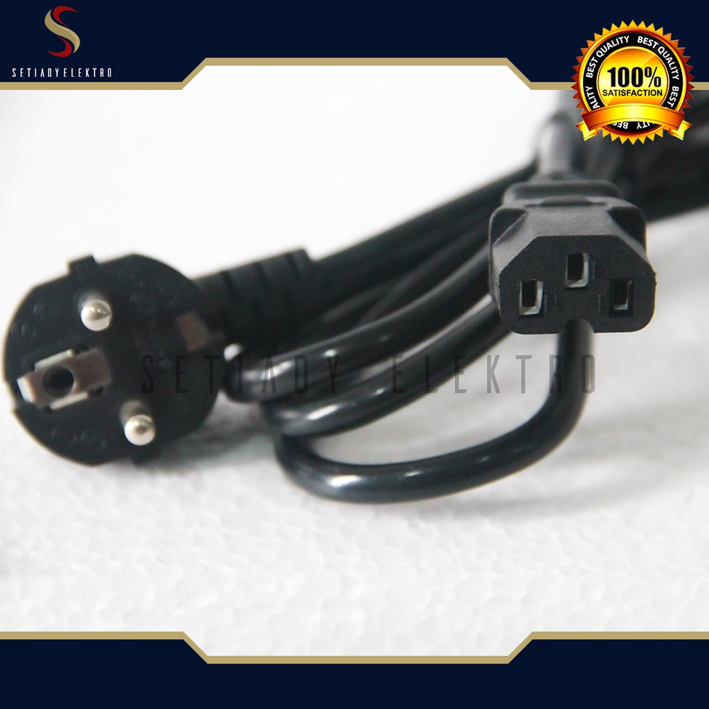Jual KABEL POWER CPU KOMPUTER / KABEL LAPTOP / KABEL MAGICOM 3 LUBANG PANJANG 1,5M | Shopee ...