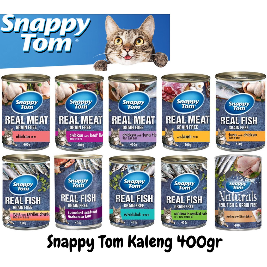 Jual Snappy Tom Wet Food / Snappy Tom Makanan Basah Kucing 400gr ...