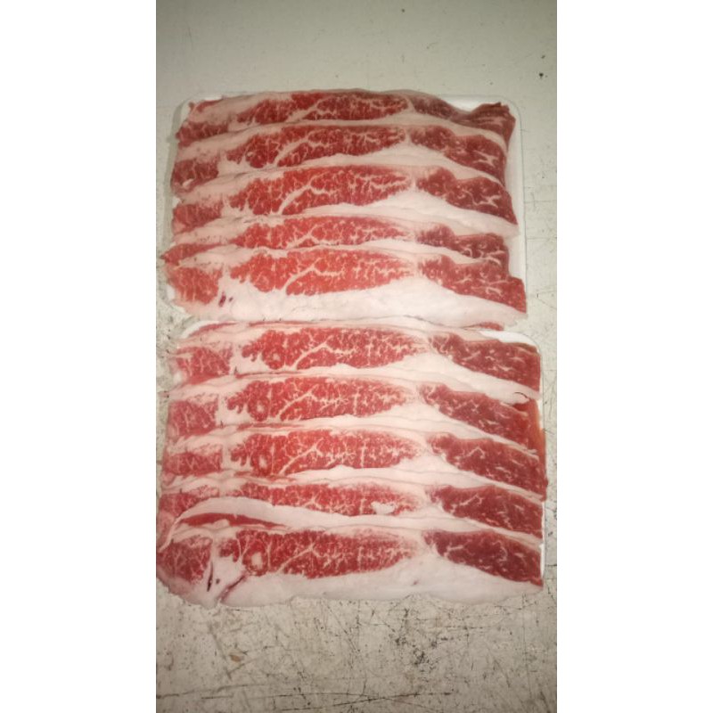 Jual karubi plate Wagyu beef slice 500 gram | Shopee Indonesia