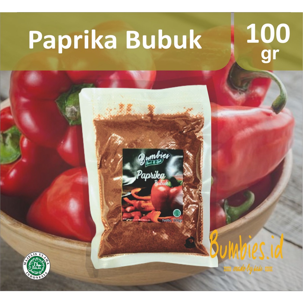 Jual Paprika bubuk 100gram 𝙗𝙪𝙢𝙗𝙞𝙚𝙨 𝙥𝙧𝙤𝙙𝙪𝙘𝙩 | Red Paprika Powder ...