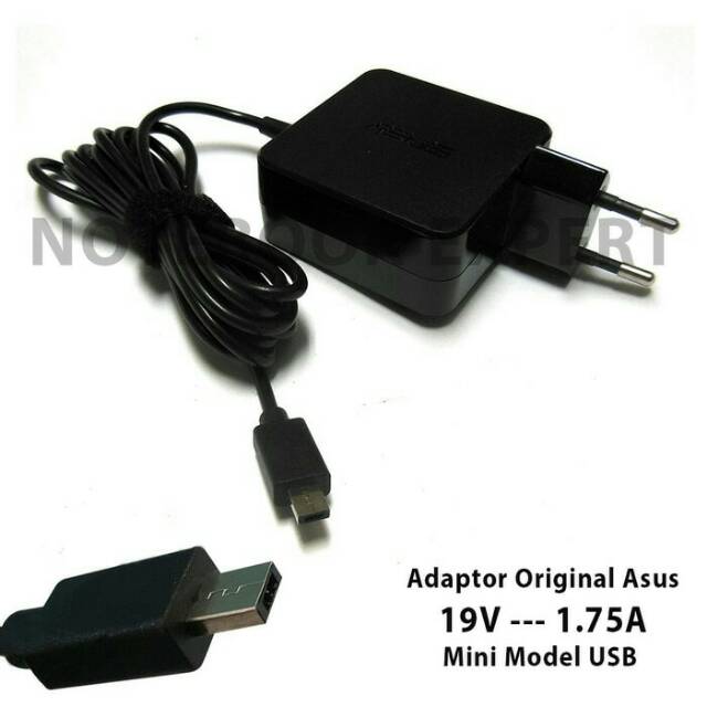 Jual Adaptor Charger Asus 19v - 1.75A model mini USB EEEBOOK X205T ...