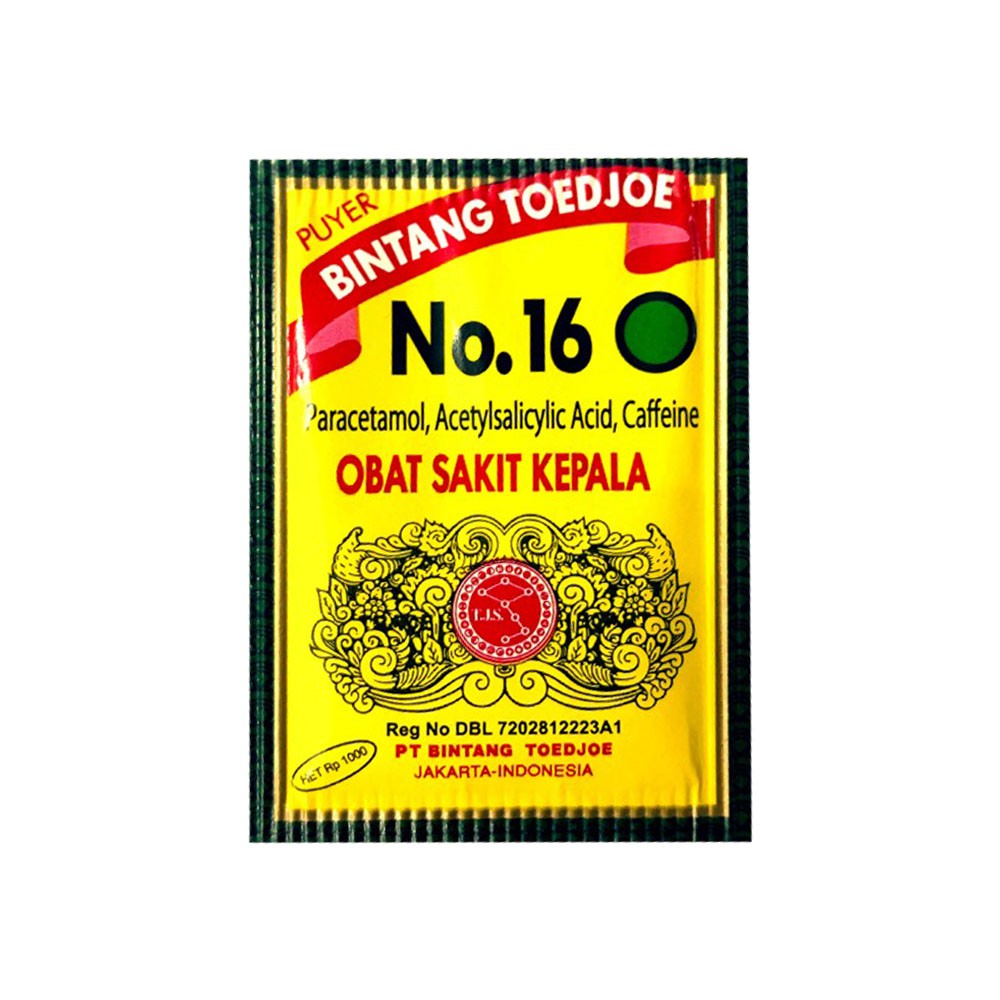 Jual Bintang Toedjoe Puyer No.16 1 Pack (12 Sachet) | Shopee Indonesia