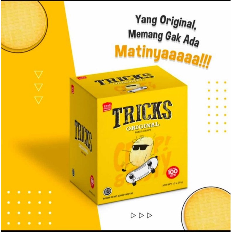 Jual TRICKS SNACK BAKED CRISPS KENTANG | Shopee Indonesia