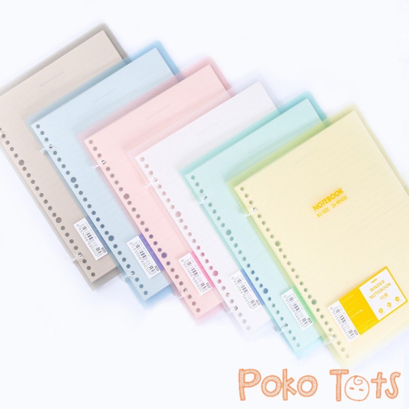 Jual PMM Colorful Dual Tie Slim File Binder Notebook B5 Buku Catatan ...
