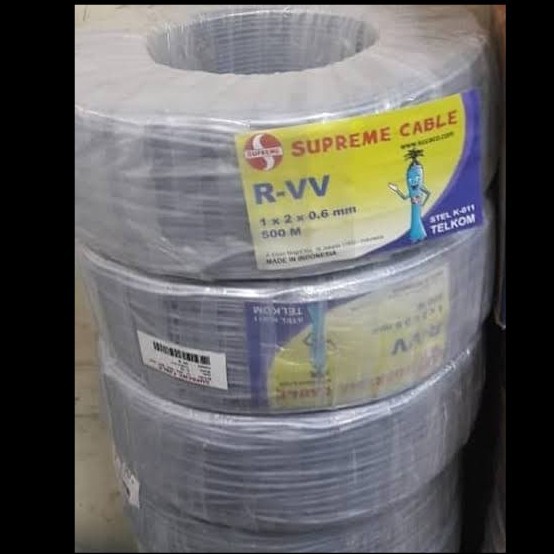 Jual Supreme Kabel Telepon Indoor ITC / RVV 1x2x0,6 500mtr | Shopee ...
