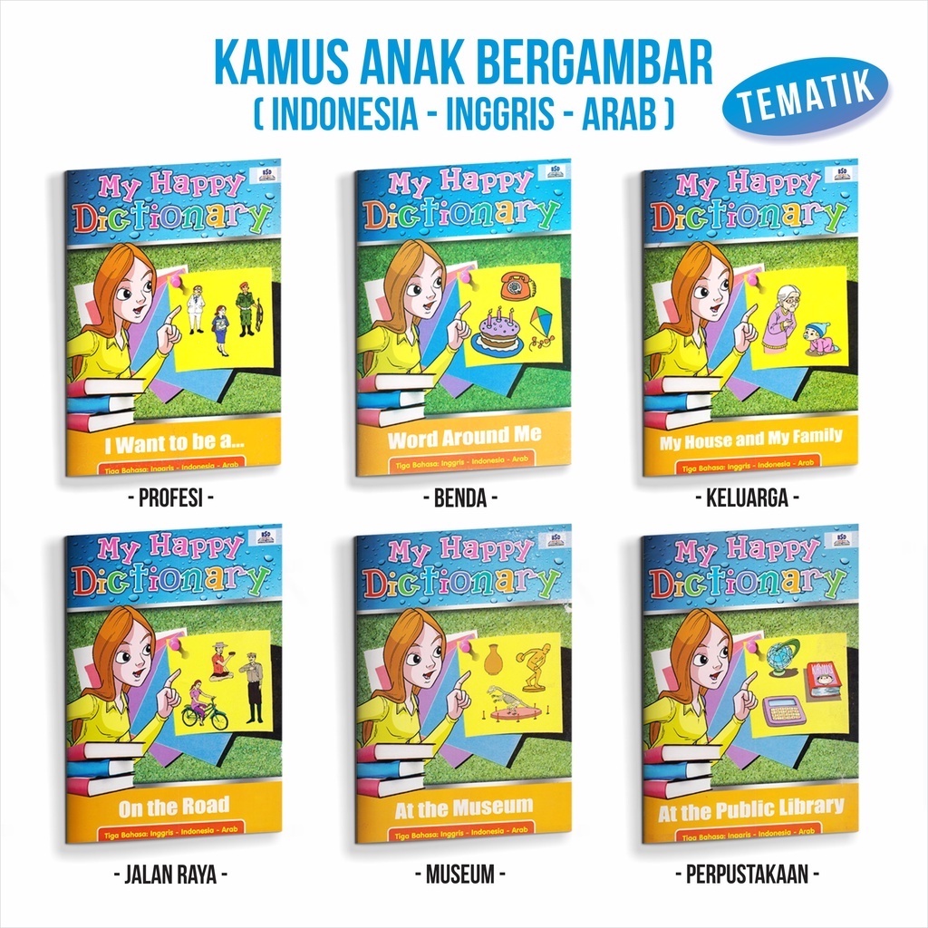 Jual Buku Bahasa Inggris / Kamus Bahasa Inggris : Kamus 3 Bahasa Anak Bergambar Indonesia ...
