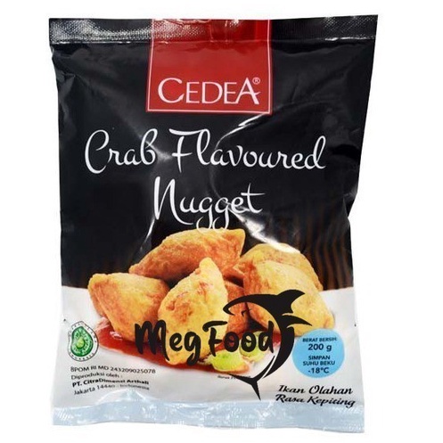 Jual Cedea Crab Flavoured Nugget I Nugget Kepiting I 200 gram | Shopee ...