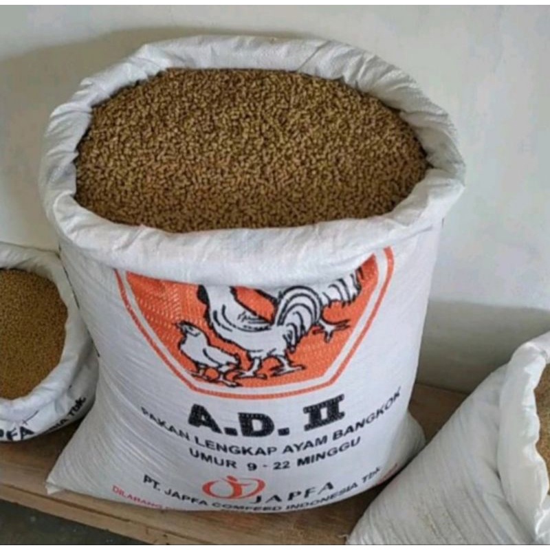 Jual PAKAN AD II JAPFA COMFEED PAKAN AYAM UMUR 9 - 12 MINGGU REDPACK 1/ ...