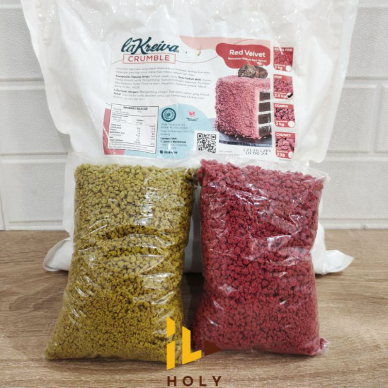 Jual La Kreiva Crumble Fine (Repack 500gr) / Cookie Crumb Topping ...