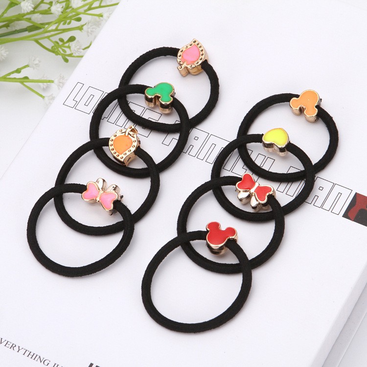 Jual ED - IKAT RAMBUT HITAM ICON IMPORT / IKATAN RAMBUT KARET MOTIF ...