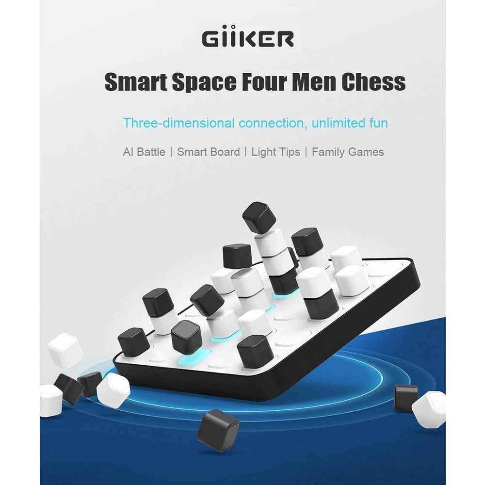 Jual Giiker Smart Four Men Chess Magnetic 3D with Intelligent AI ...