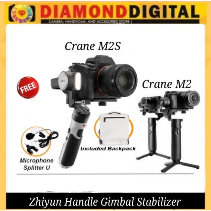 Jual Zhiyun Crane M2 3-Axis Gimbal Stabilizer - Zhiyun Crane M 2 ...