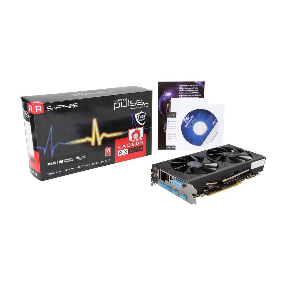 Jual Sapphire PULSE Radeon RX 570 4GB GDDR5 Bagus | Shopee Indonesia