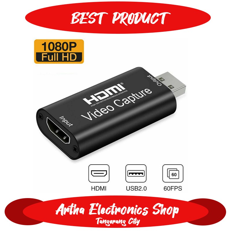 Jual Video Grabber USB to HDMI 1080P Capture HDMI Terlengkap AES ...