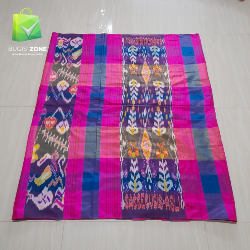 Jual Sarung Asli Sutra Sabbe Bugis Full sutra No. 1 | Shopee Indonesia
