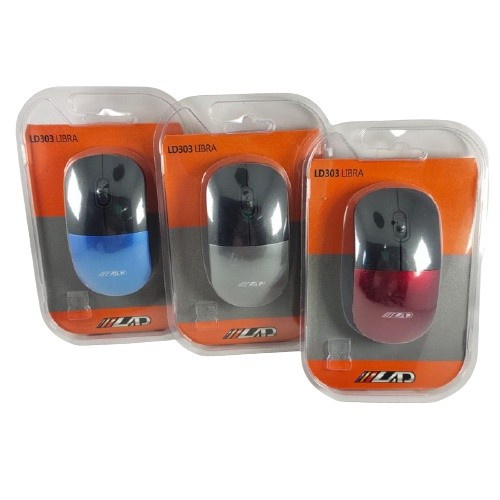 Jual MOUSE WIRELESS LAD LD-303 (BLACK) | Shopee Indonesia