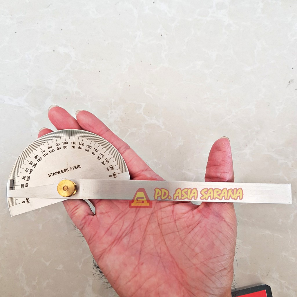 Jual Jangka Busur Derajat Stainless Steel Solar Tools / Degree ...